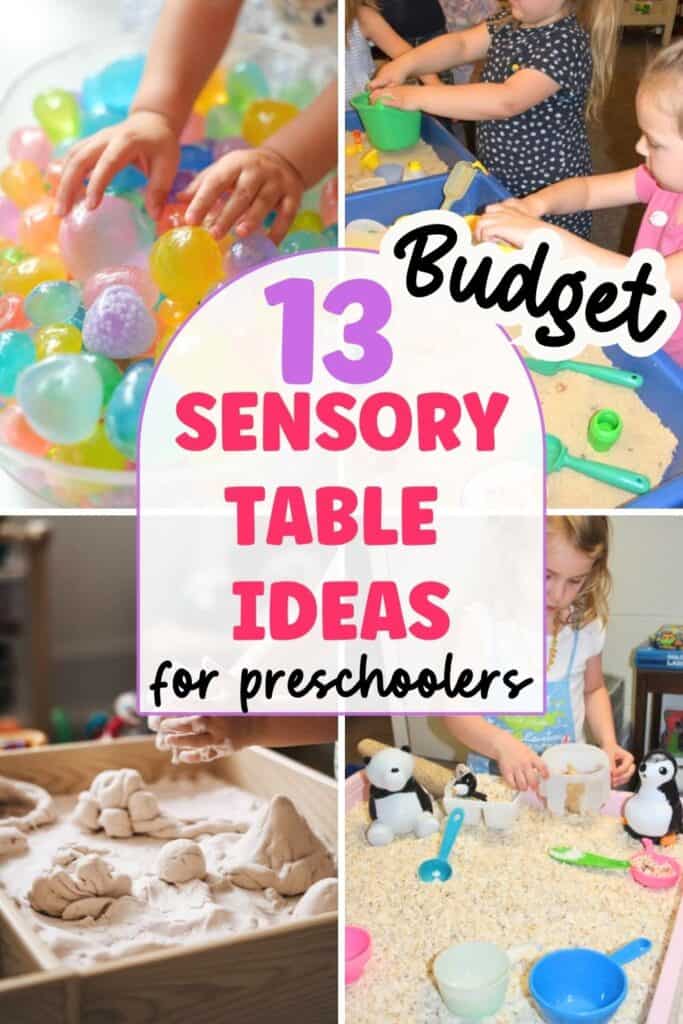13 Budget Sensory Table Ideas for Preschool Fun