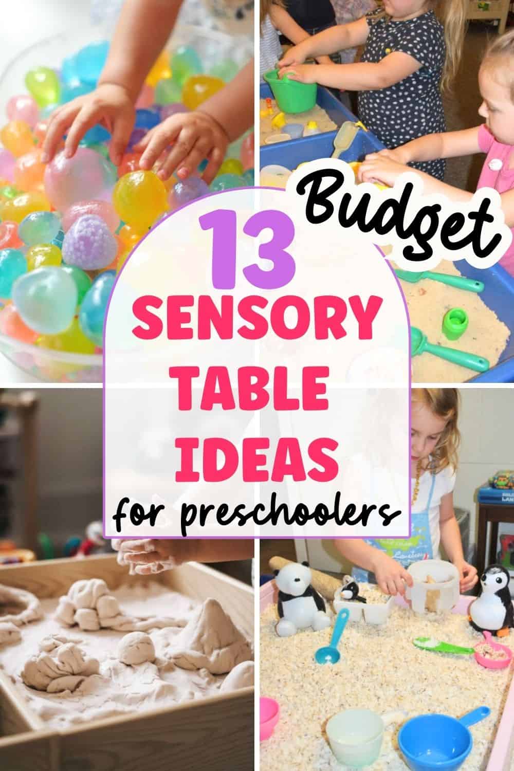 13 Budget Sensory Table Ideas for Preschool Fun