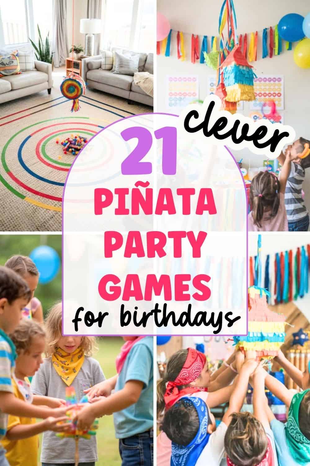 21 Piñata Party Games That Make Birthday Parties Even More Fun